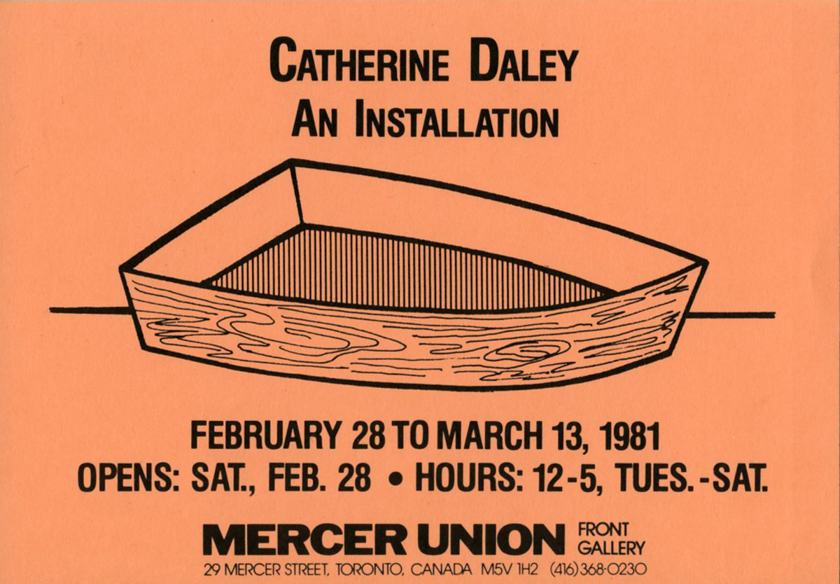 Catherine Daley | Mercer Union